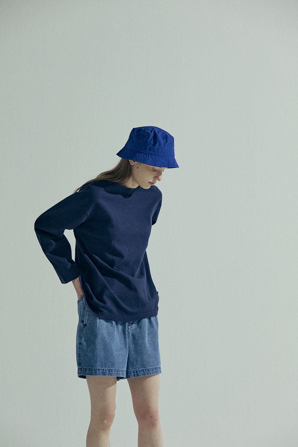 MUSINSA | THOMAS MORE TE1-TS04 Elio Boat Neck-Navy