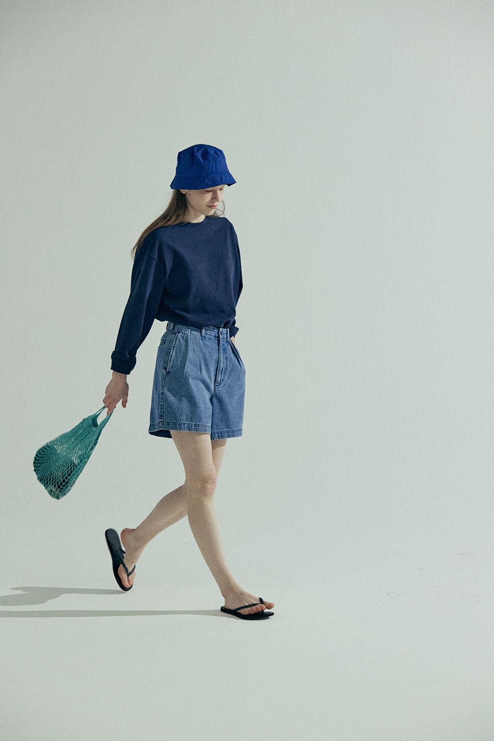 MUSINSA | THOMAS MORE TE1-TS04 Elio Boat Neck-Navy