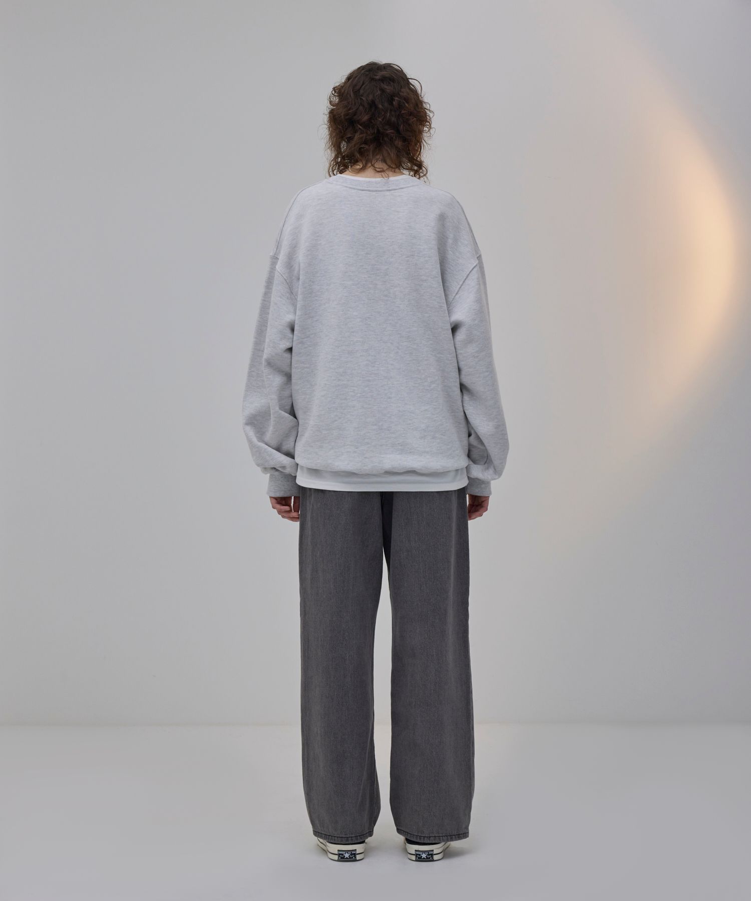 MUSINSA | STANDARDERROR 87-STAN055 Normal washing wide denim pants ...