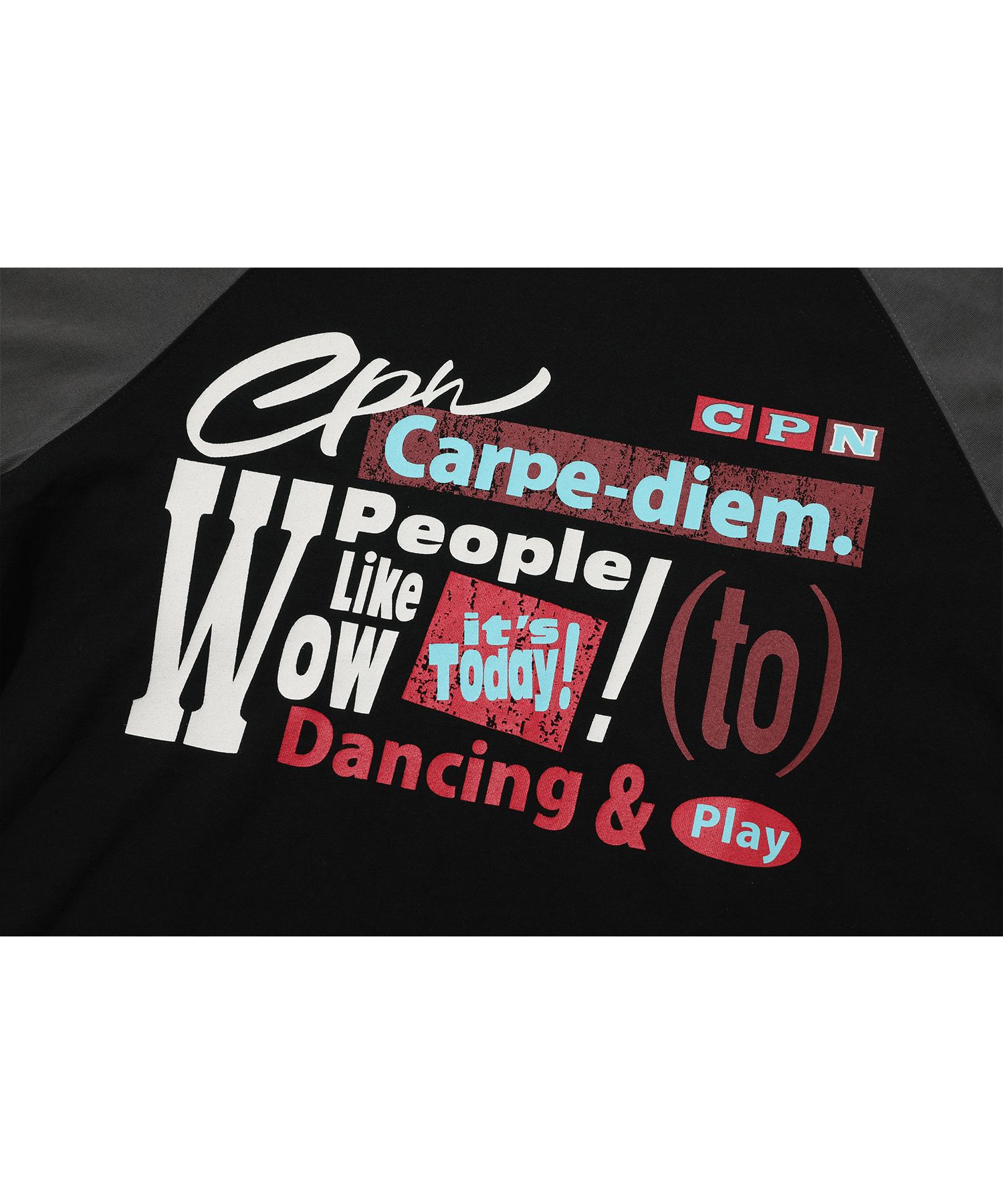 MUSINSA公式 | CPGN STUDIO Carpediem Raglan Long Sleeve Charcoal Black