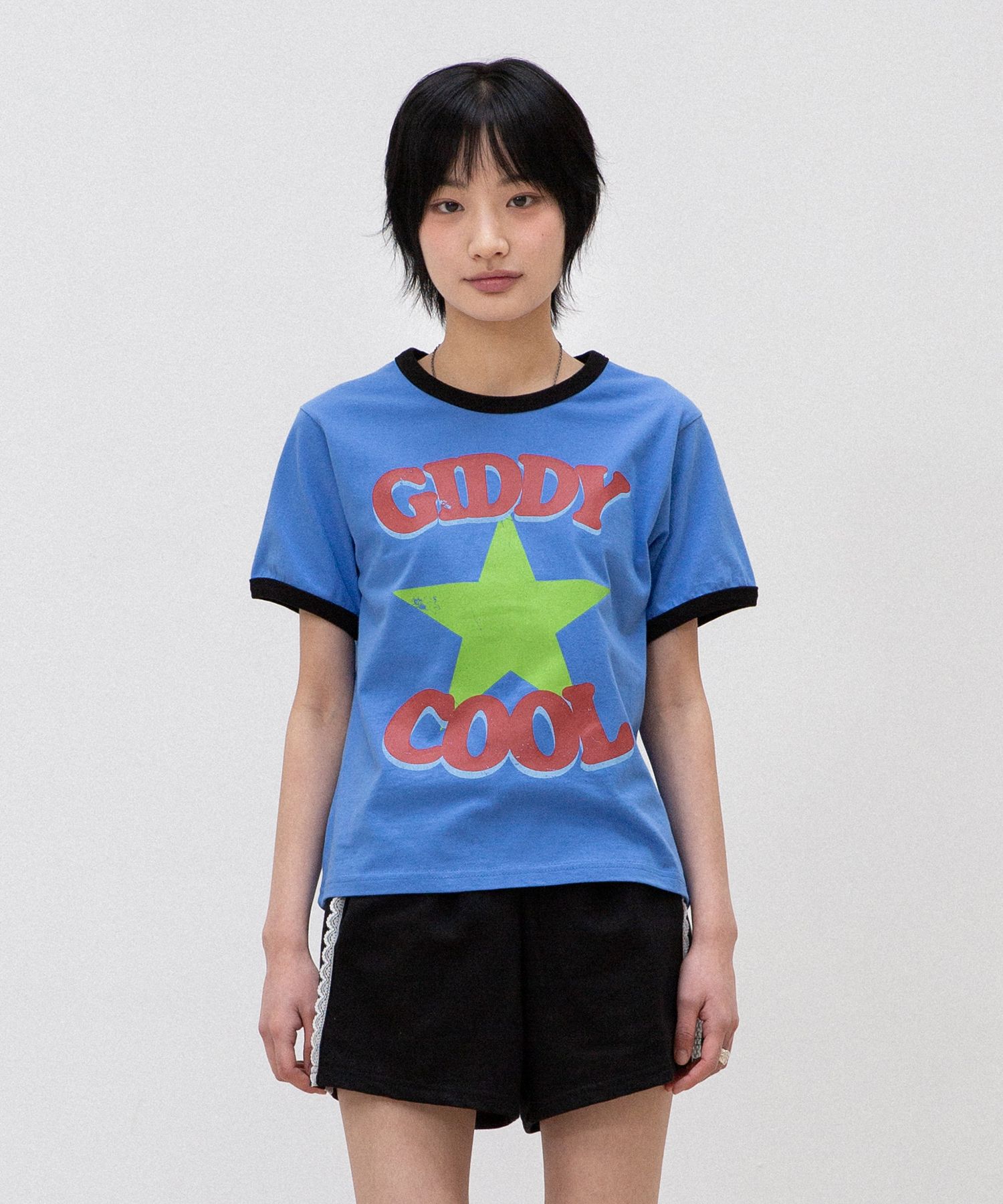 MUSINSA公式 | ISTKUNST GD STAR TEE_BLUE(IK2EMMT523A)