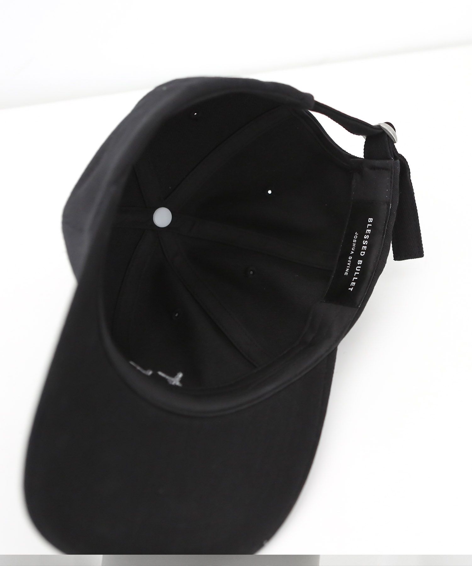 MUSINSA | BLESSED BULLET Empty Hyper Oversize Ball Cap - Black Black