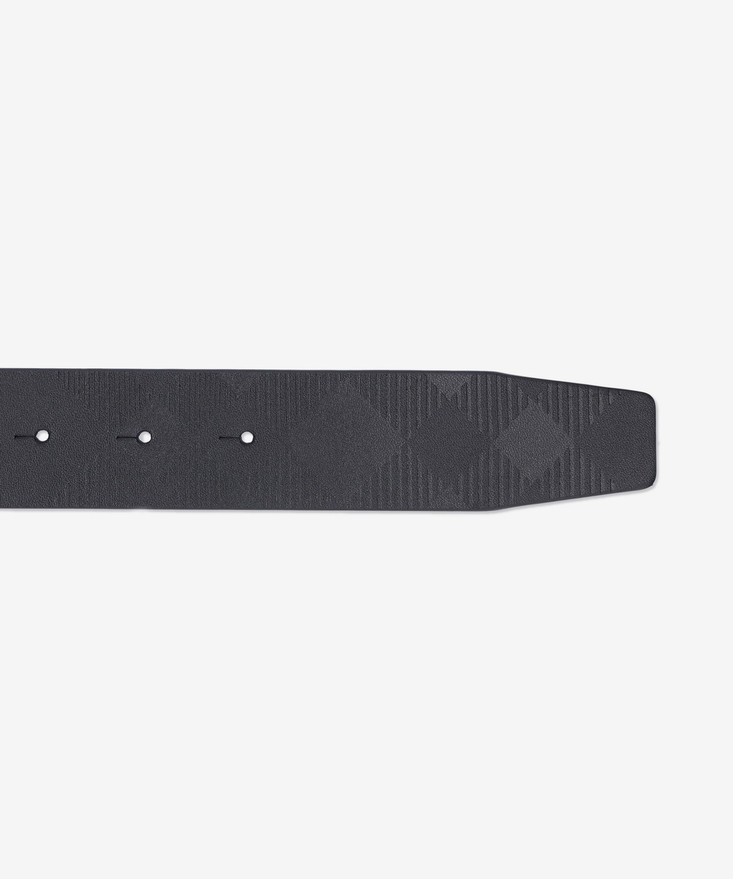 MUSINSA | BURBERRY Leather Shield Belt - Black / 8081099