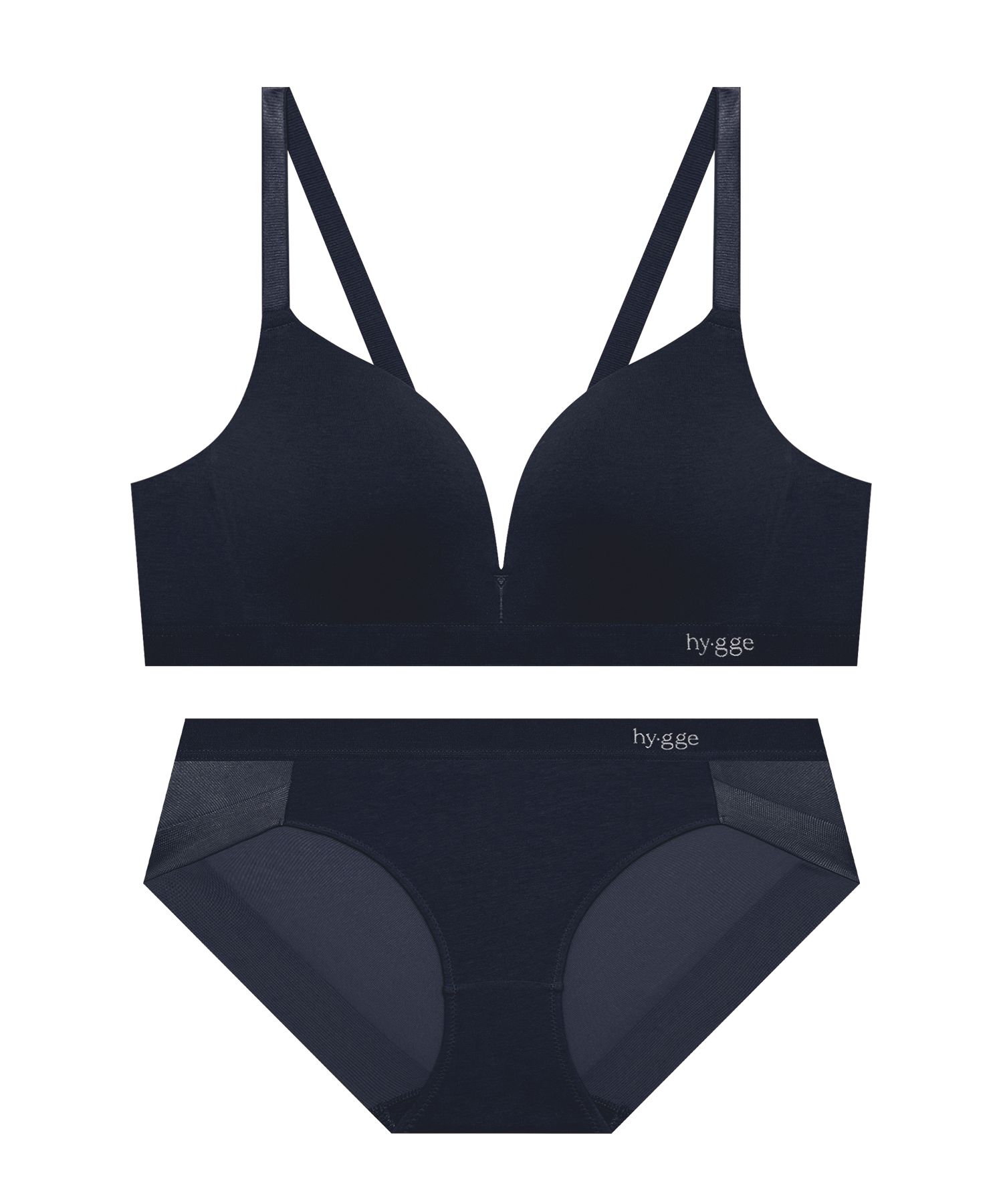 MUSINSA公式 | HYGGE UNDERWEAR [RELIVE] Relive No Wire Bra Pants Set - 4 Colors