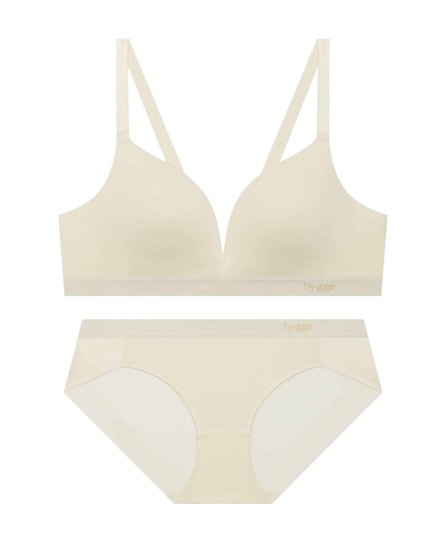 MUSINSA公式 | HYGGE UNDERWEAR [RELIVE] Relive No Wire Bra Pants Set - 4 Colors