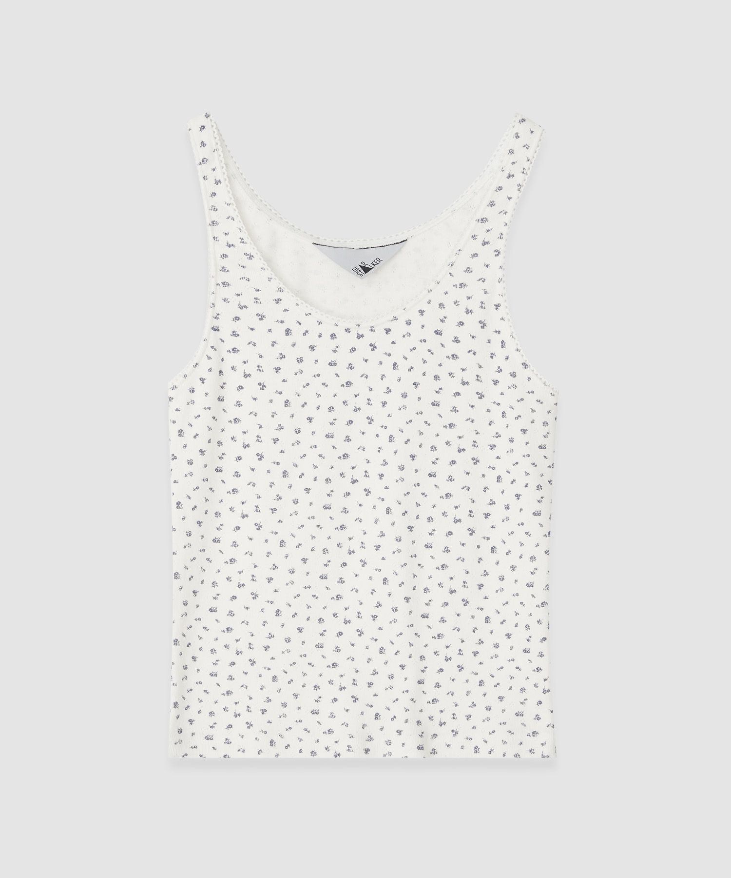 MUSINSA | DEARSTALKER D. BASIC COTTON FLOWER TOP - 4 COLOR