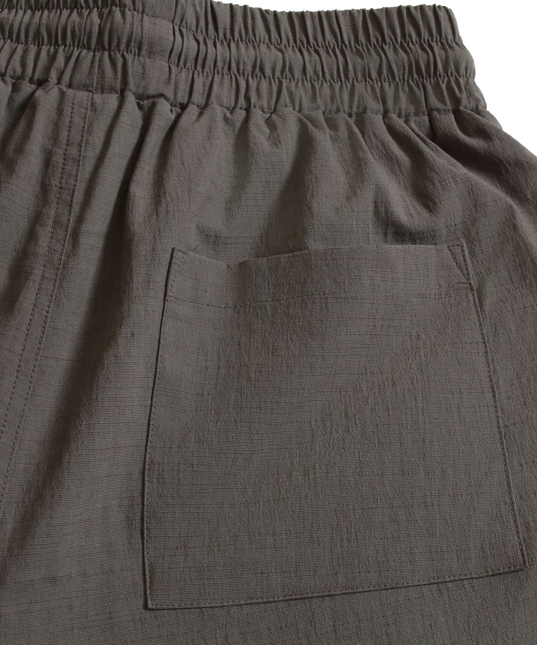MUSINSA | NODU Cargo Tuck String Thong Wide Pants [Charcoal]