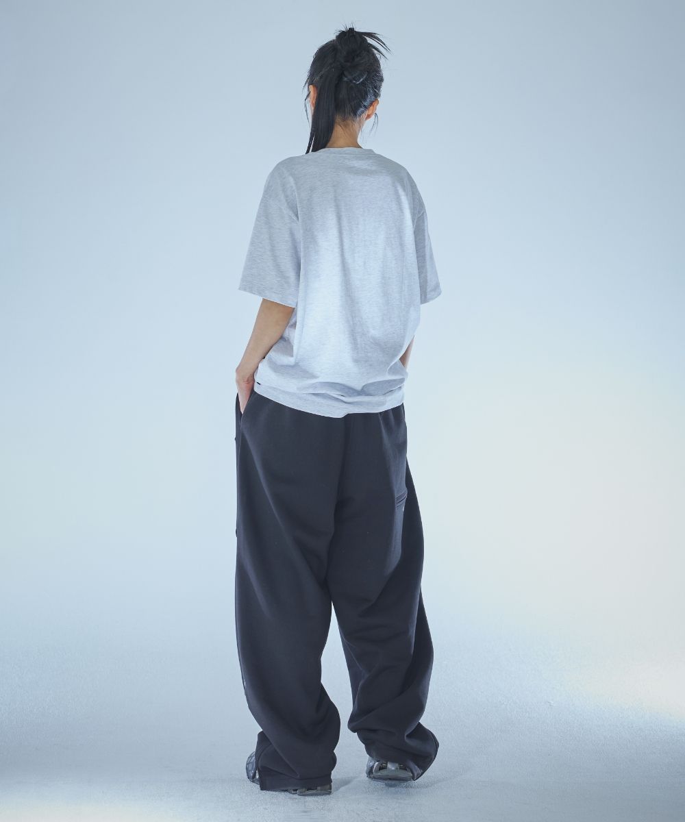 MUSINSA公式 | OPENING PROJECT Small Logo T Shirt - Melange Grey