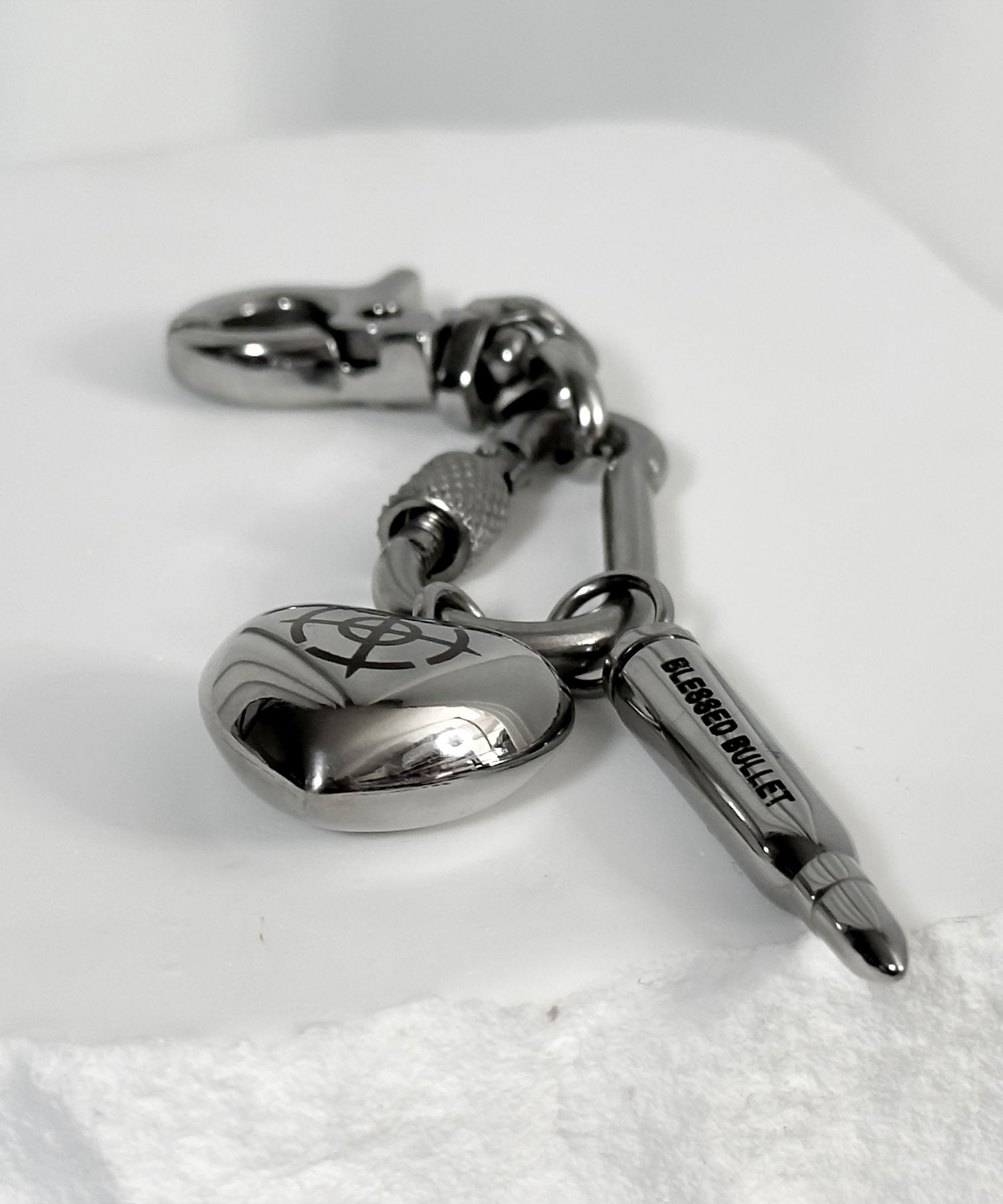 MUSINSA | BLESSED BULLET SS-Blessed Multi-Key Ring Elips