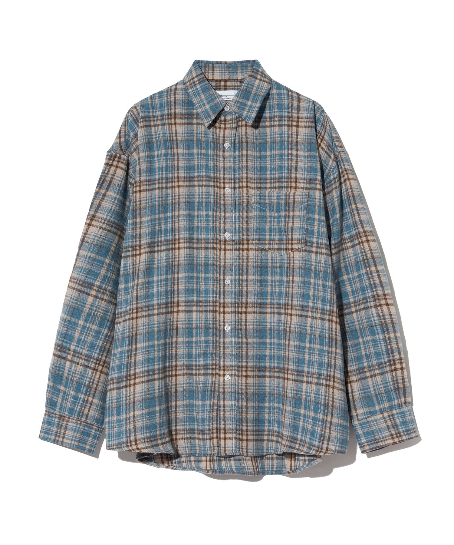 MUSINSA公式 | STANDARDERROR 87-STAN083 Retro plaid overfit pocket long ...