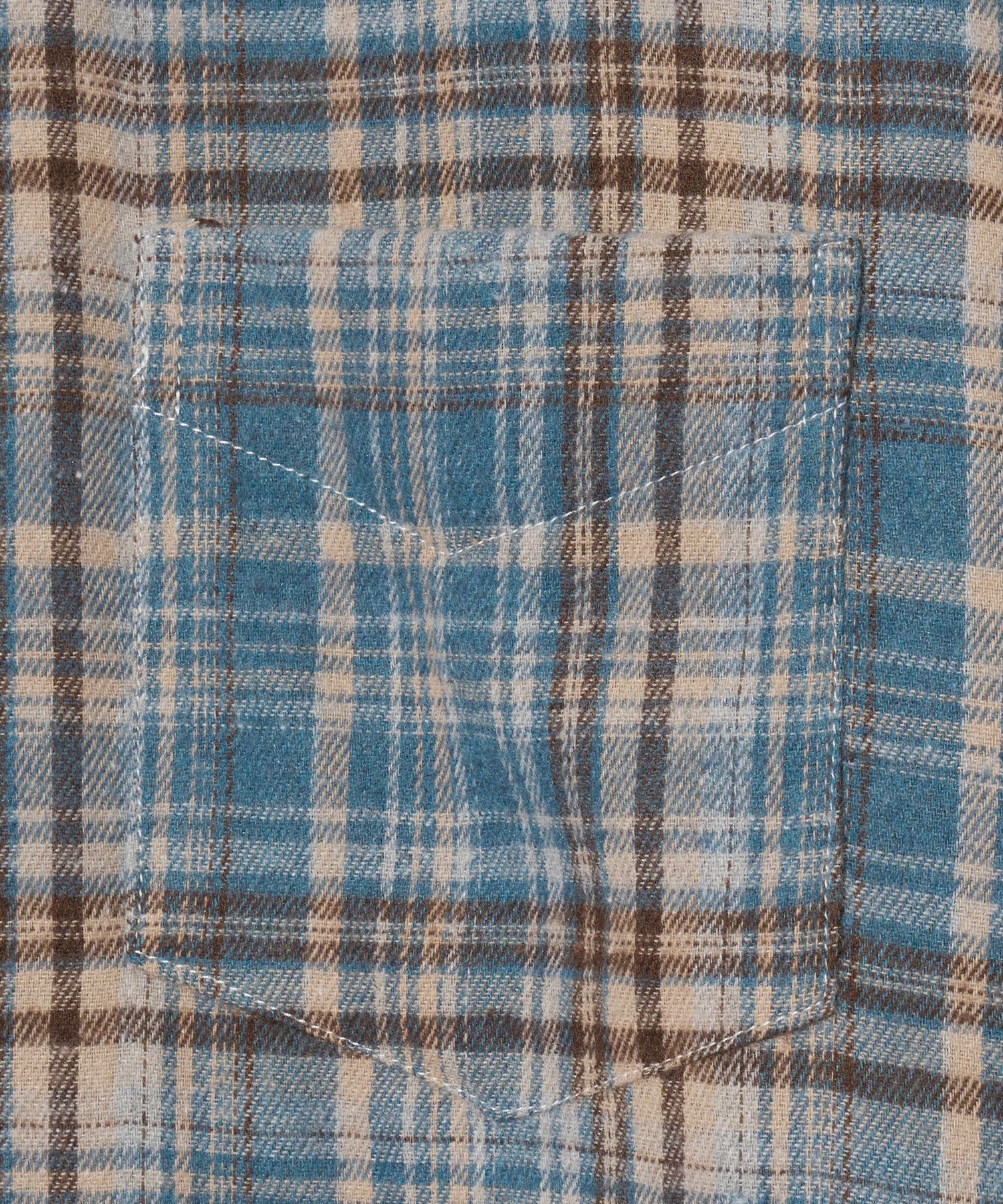 MUSINSA | STANDARDERROR 87-STAN083 Retro plaid overfit pocket long ...