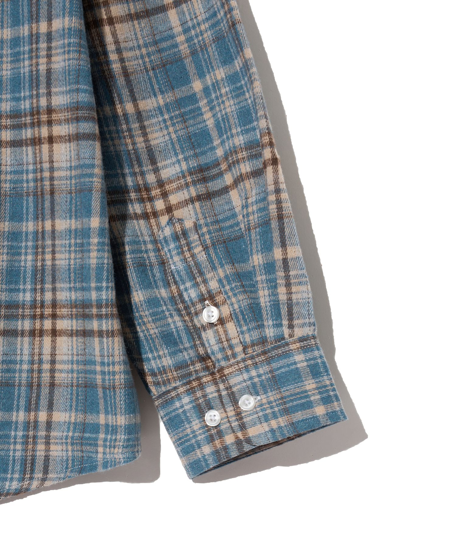 MUSINSA | STANDARDERROR 87-STAN083 Retro plaid overfit pocket long ...