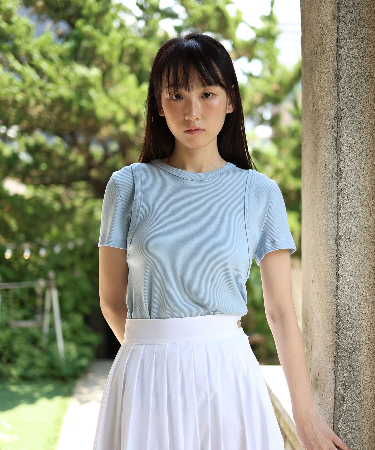 MUSINSA公式 | P/A LAYERED TEE / 7 COLOR