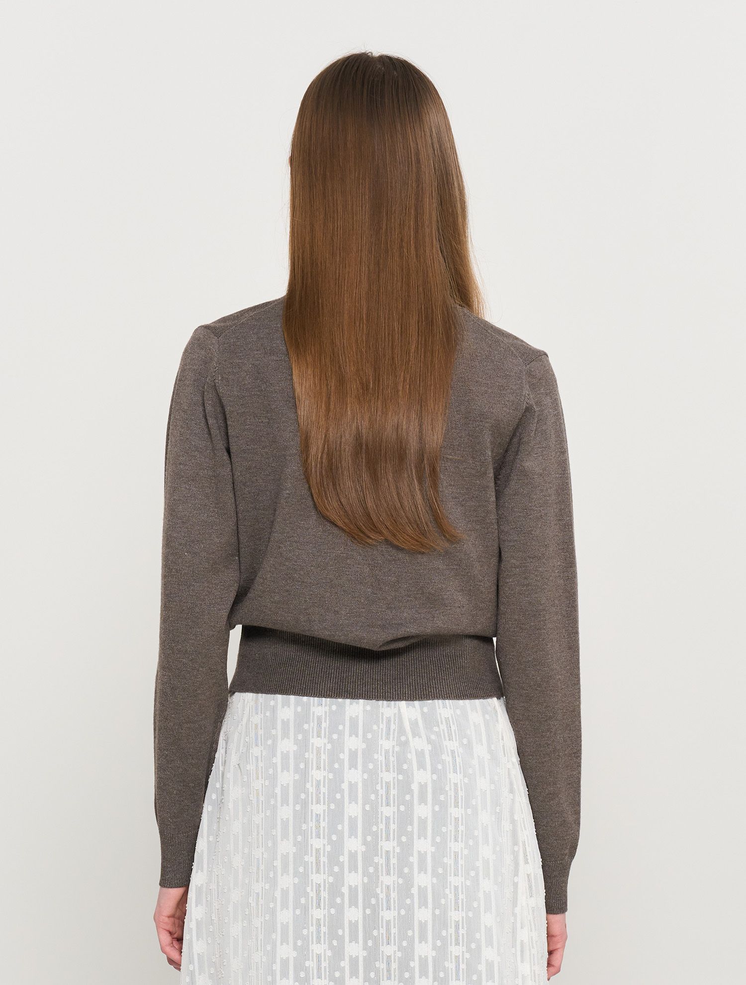 MUSINSA公式 | GENERAL IDEA GNRL Essential Cardigan [CHARCOAL] / WBD3L04503