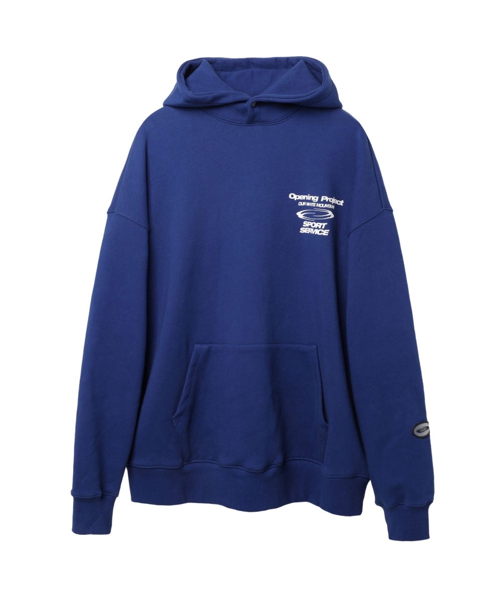 MUSINSA | OPENING PROJECT Sport Service Hoodie - Cobalt Blue