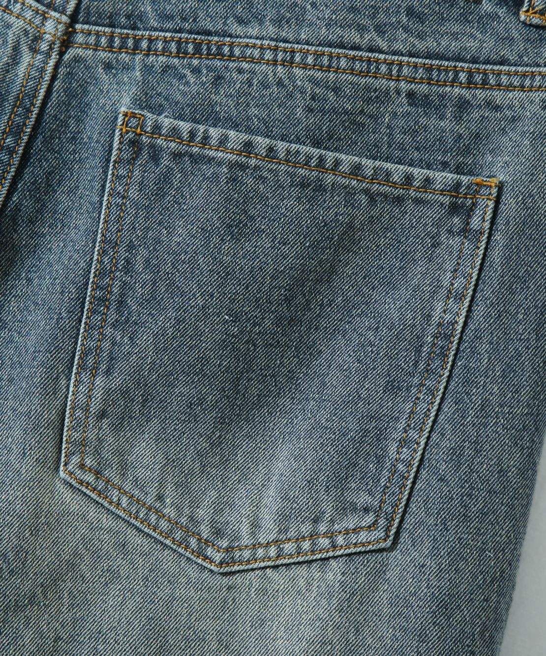 MUSINSA公式 | DIMITRI BLACK VLAD round slash denim pants_dust indigo