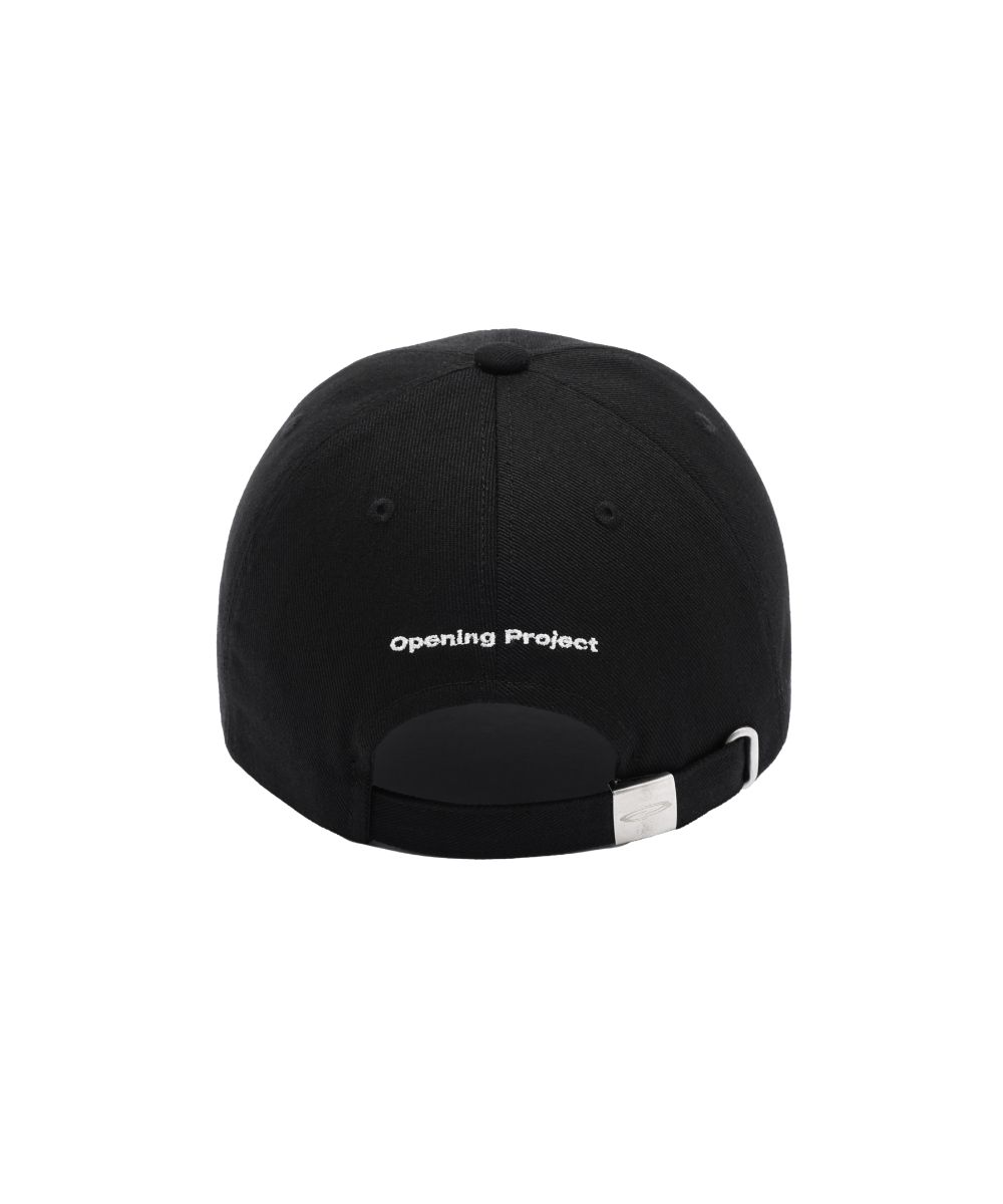 MUSINSA公式 | OPENING PROJECT Ribbon Tie Down Cap - Black