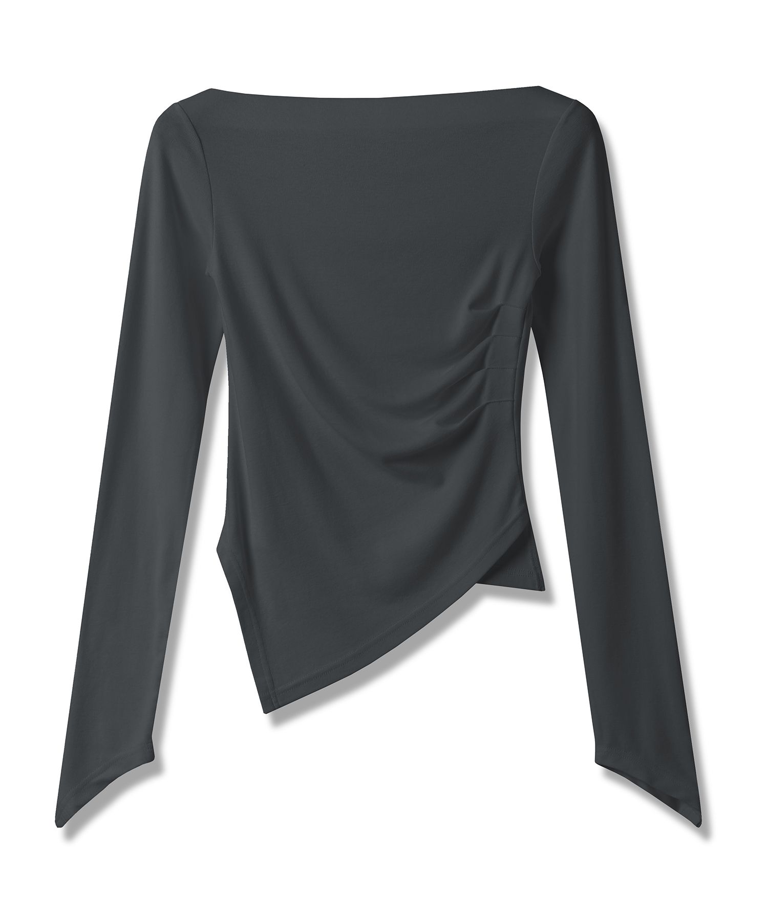 MUSINSA | VIVACIOUS V Drape Long Sleeve - 3COL