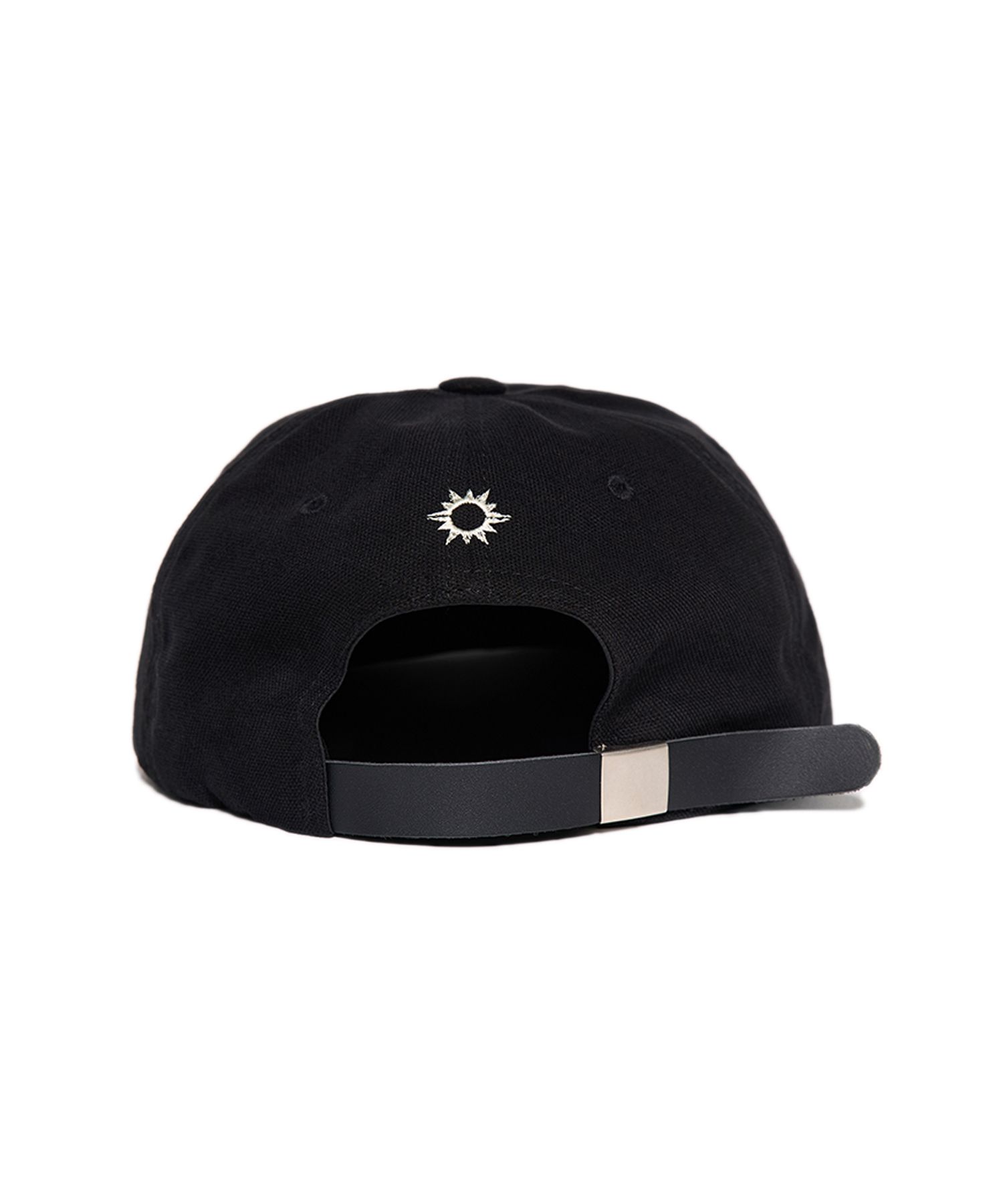 MUSINSA | HELLO SUNRISE HS VTG Arch Logo Relaxed Fit Cap_Black