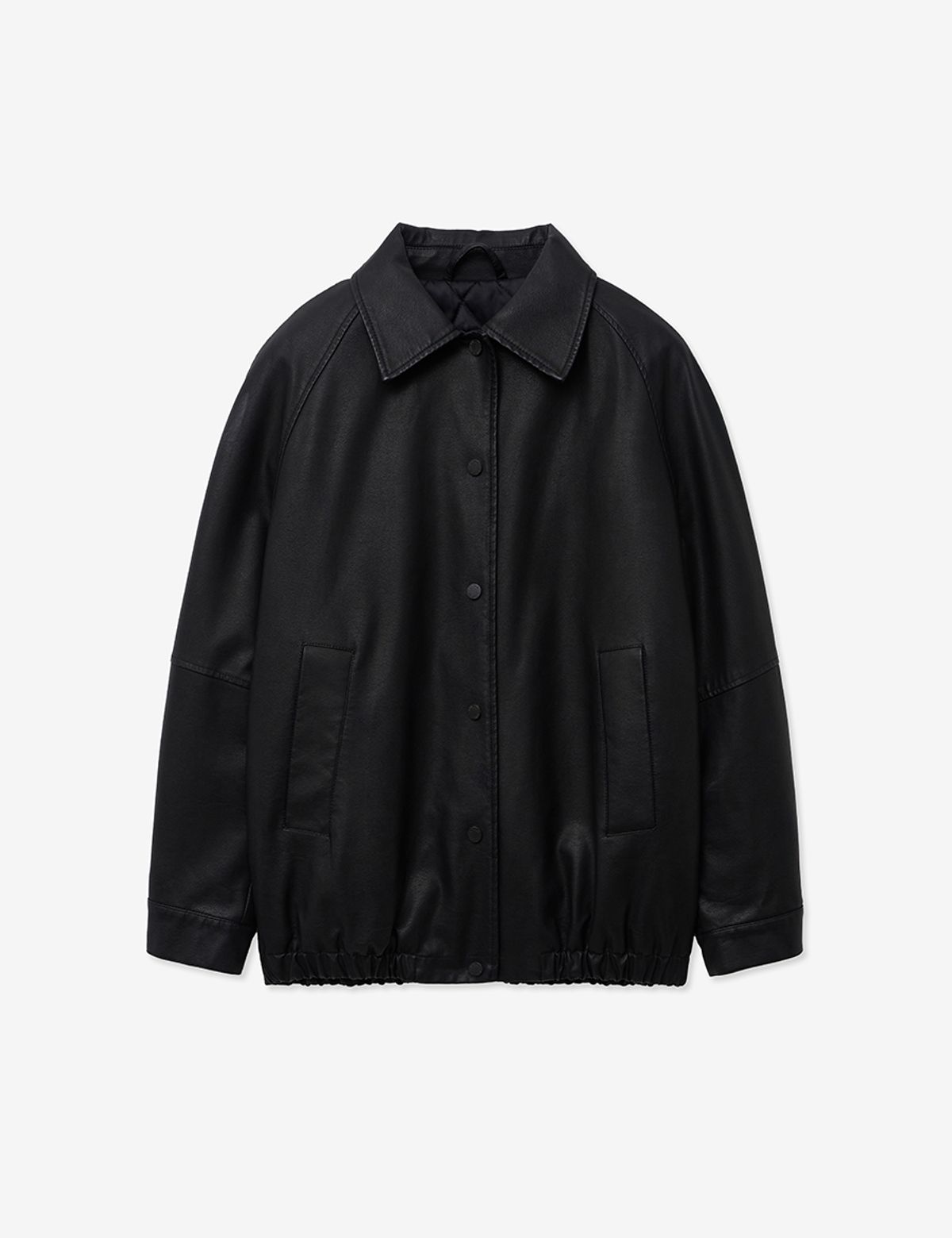 레이디 볼륨(LADY VOLUME) NATURAL WASHED LEATHER PADDING_BLACK - 사이즈 & 후기 | 무신사