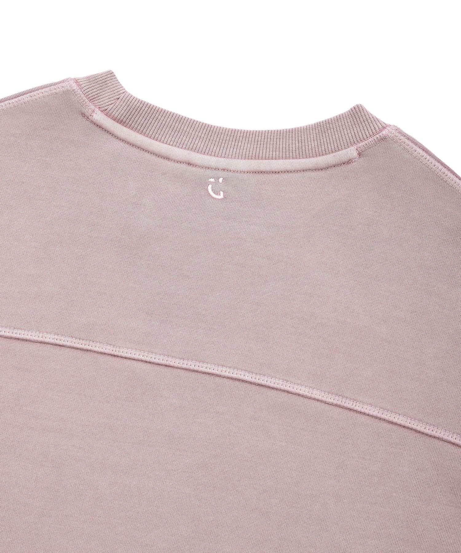 MUSINSA公式 | WACKY WILLY Logo Pigment Man to Man Pink