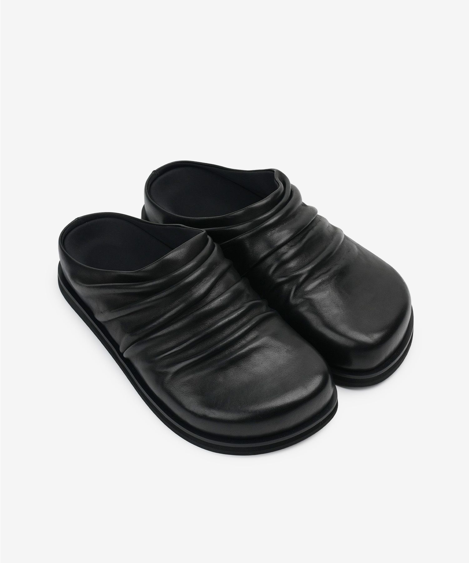 MUSINSA | KINCHI DRAPE MULE - 006 (a)