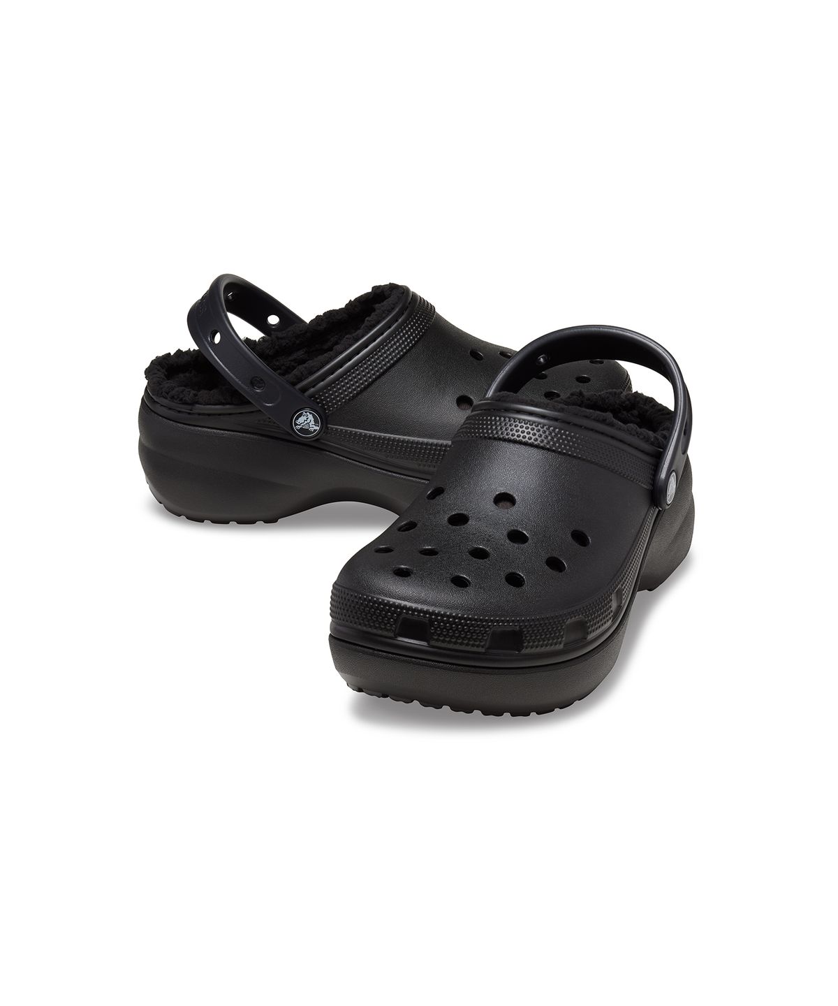 크록스(CROCS) 클래식 플랫폼 라인드 클로그 우먼 - 블랙 / 207938-001 - 사이즈 & 후기 | 무신사
