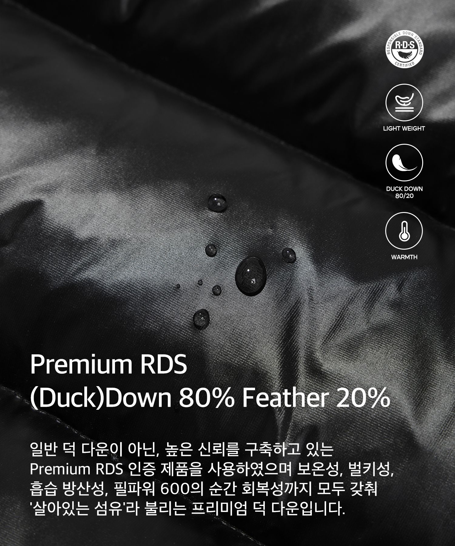 MUSINSA | Codegraphy [24 Year Renewal VER.] RDS Utility Duck Down Hood Short Padding_Black