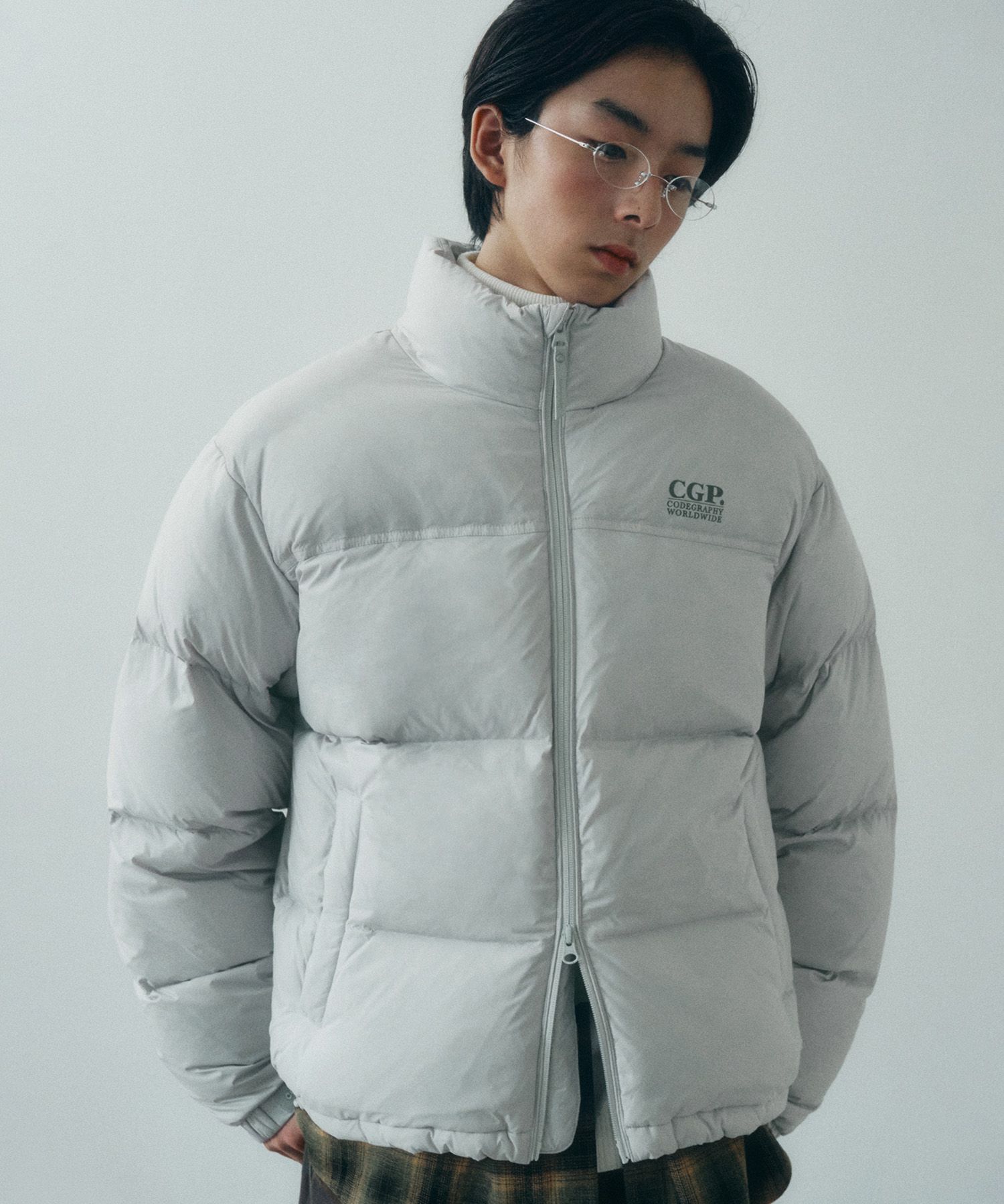 MUSINSA公式 | Codegraphy [24 years Ver.] RDS Essential Duck Down Pupa Short Padding_Light Gray