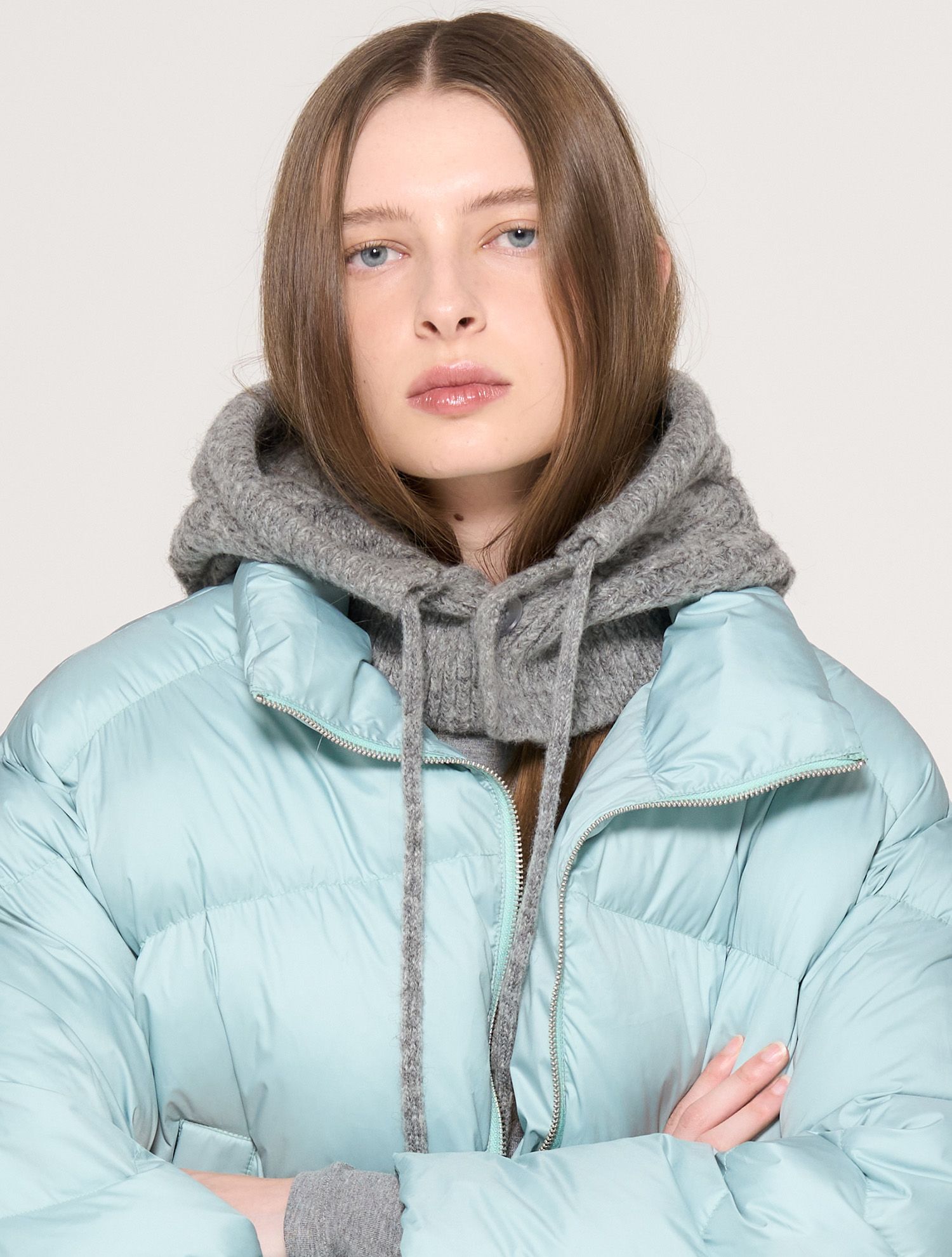 MUSINSA | GENERAL IDEA Hairy Cable Balaclava [4COL] / WBD4L91521