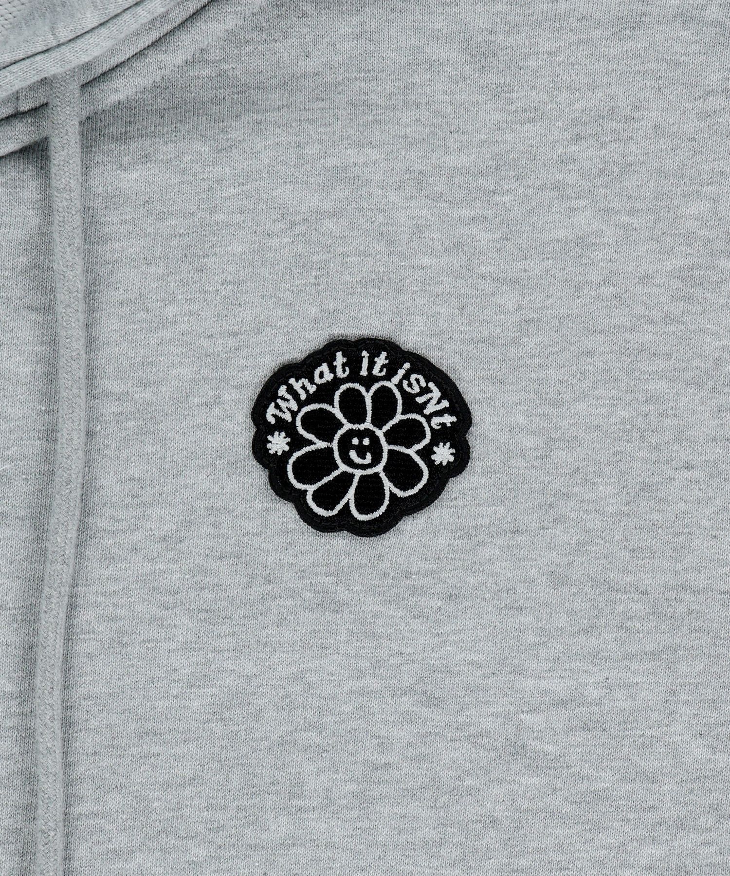 MUSINSA | WACKY WILLY Women's Flory Zip-Up Hooded Dress Grey