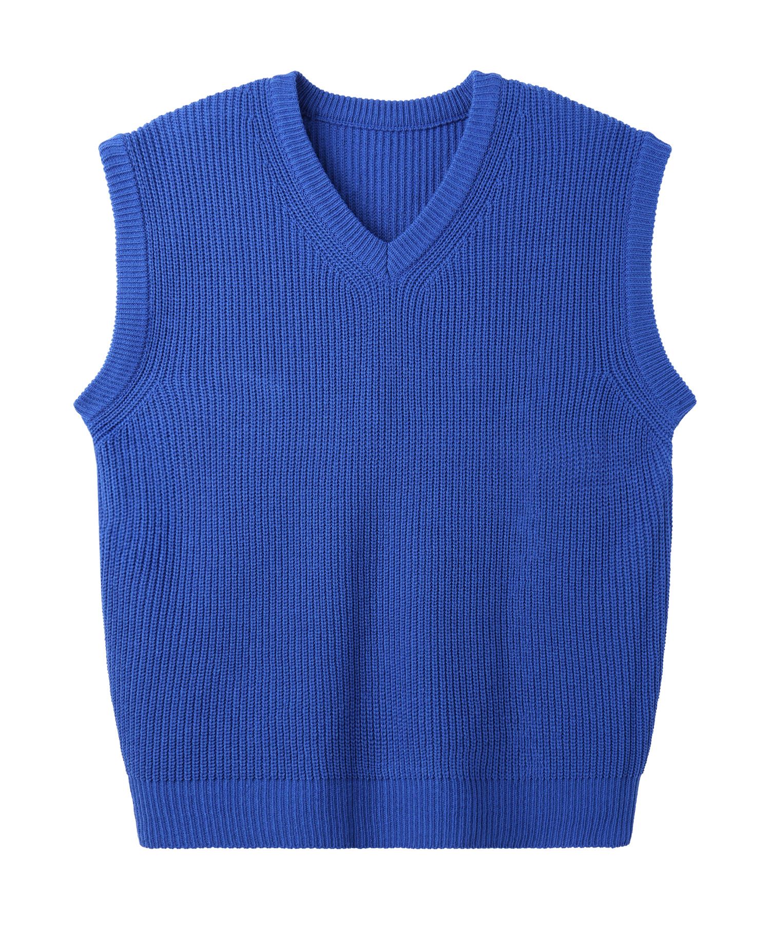 MUSINSA | ALVINCLO [DE LUXE] Oversized V-neck Hatchi Knit Vest DLX1508 ...