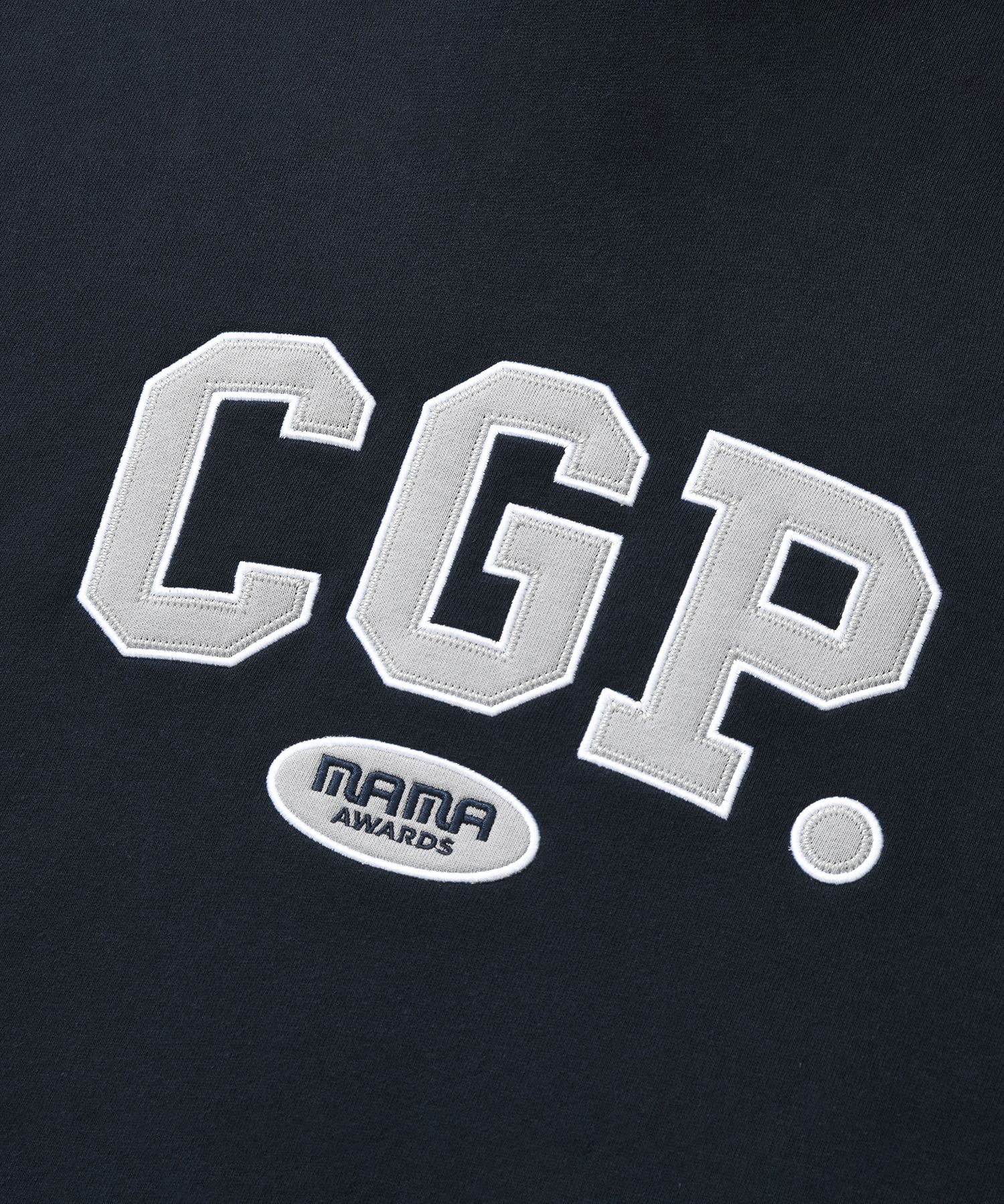 MUSINSA | Codegraphy CGP x MAMA CGP Arch Logo Hoodie_Navy