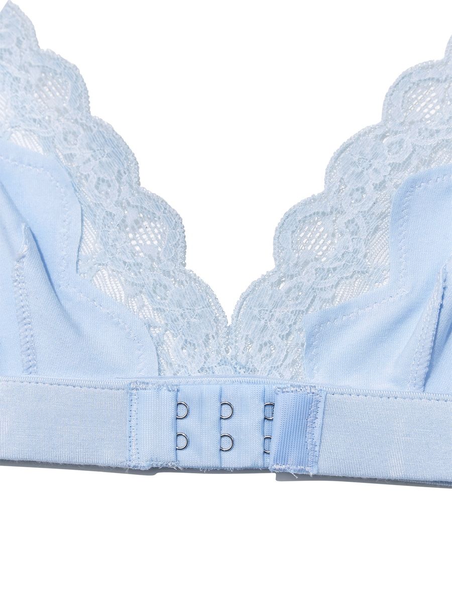 MUSINSA公式 | GLOWNY ALLURE LACE BRA (BABY BLUE)