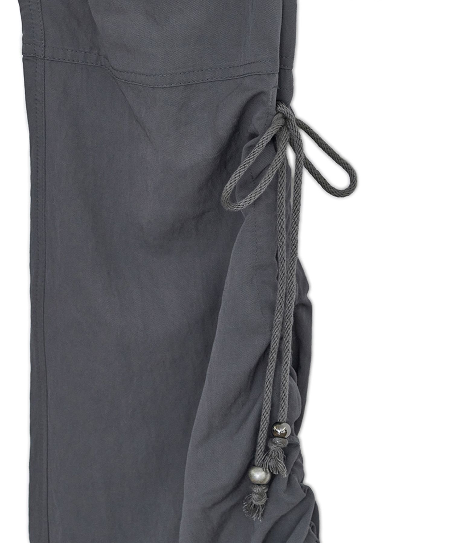 MUSINSA公式 | HUG YOUR SKIN Bootcut Cargo Pants (Charcoal)