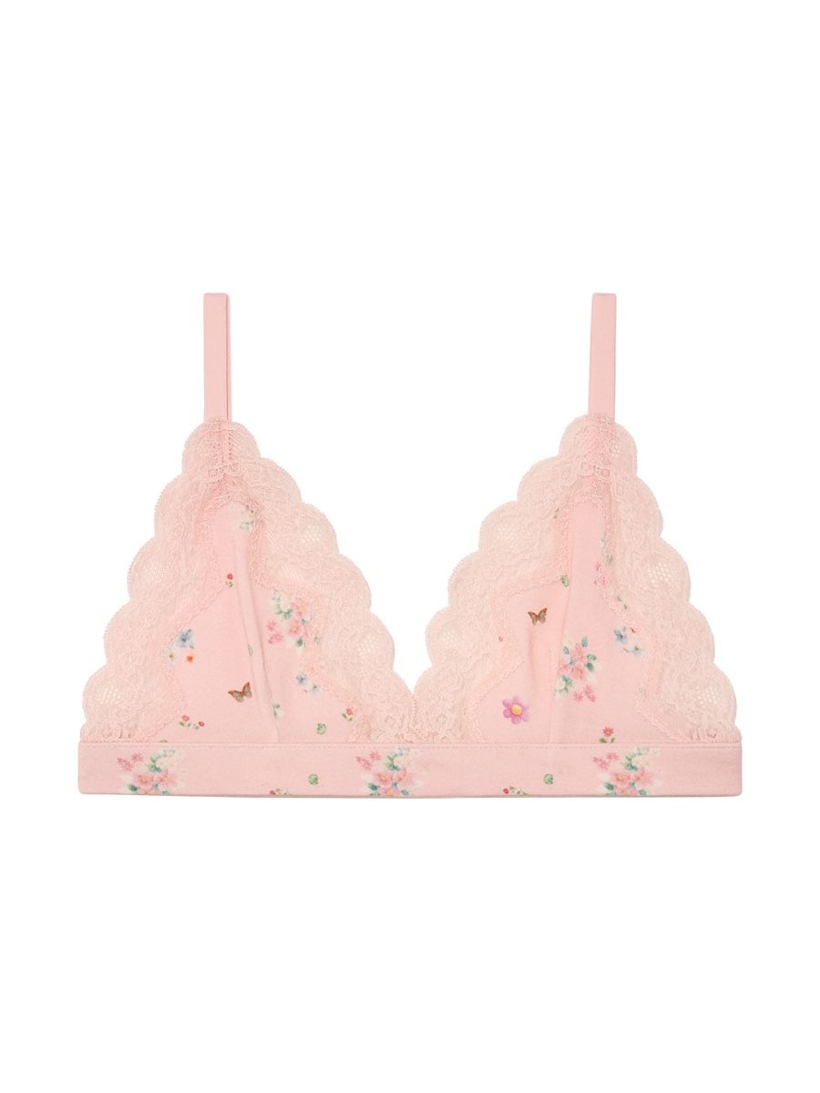 MUSINSA公式 | GLOWNY ALLURE LACE BRA (PINK BOUQUET)