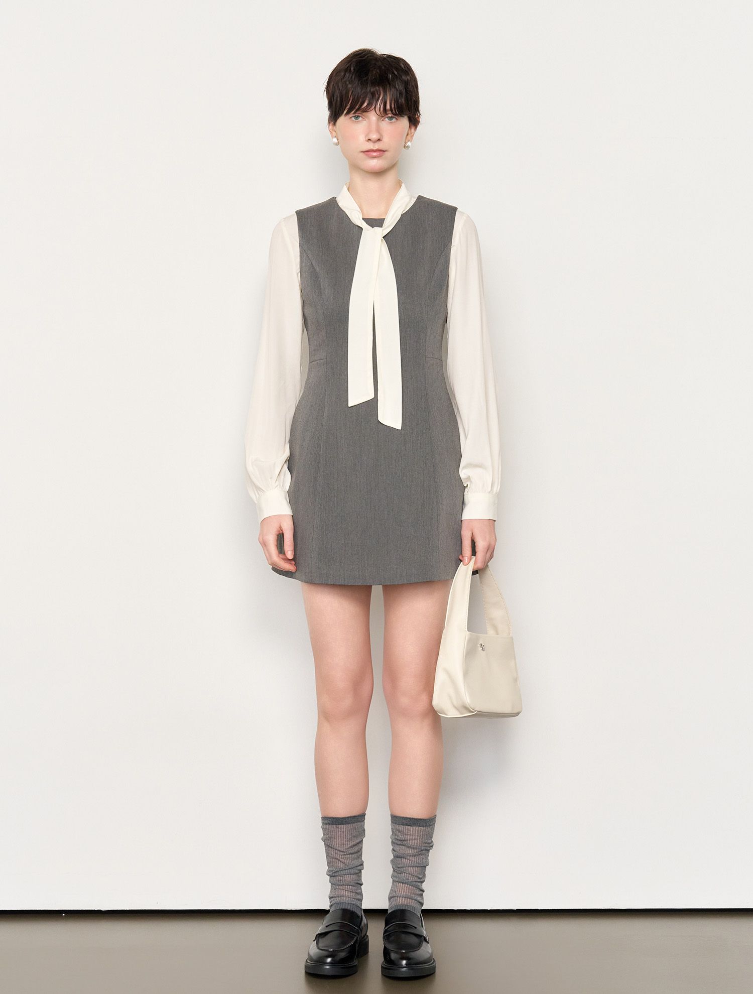 MUSINSA公式 | GENERAL IDEA Minimal Mini One Piece [CHARCOAL] / WBE2L15504