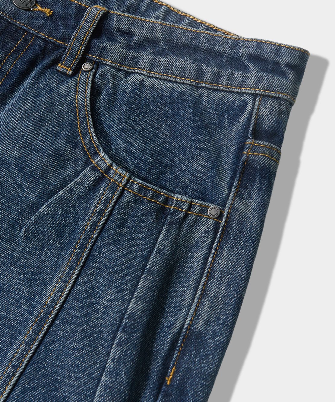 MUSINSA | DIMITRI BLACK VLAD Round Slash Denim Pants_Indigo Grey