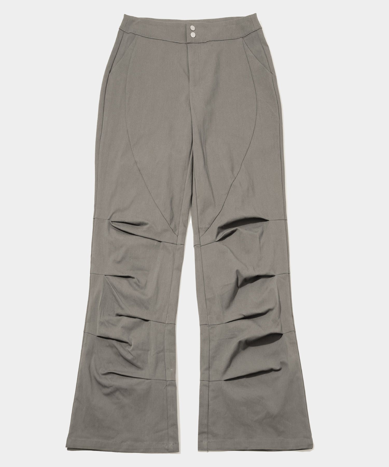 MUSINSA公式 | PLACE STUDIO Low-rise parachute cut line detail bootcut pin ...