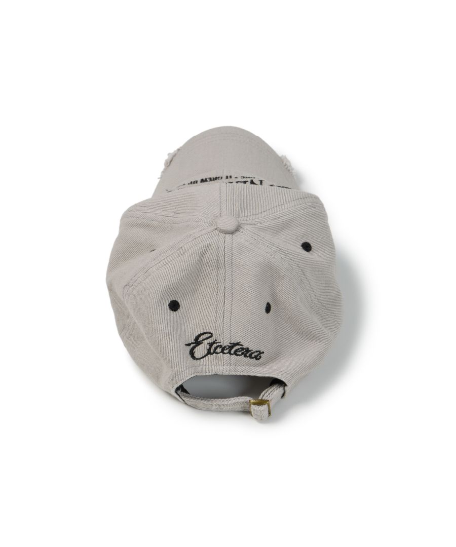 MUSINSA | ETCE NEW VISION DESTROYED WASHED CAP (GRAY)