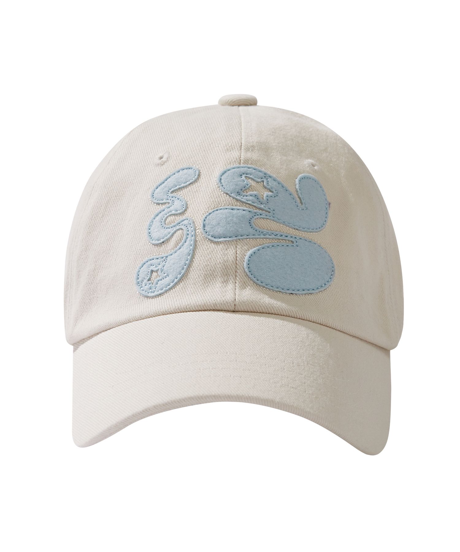 MUSINSA公式 | ILLIGO IG Logo Felt Ball Cap Cream
