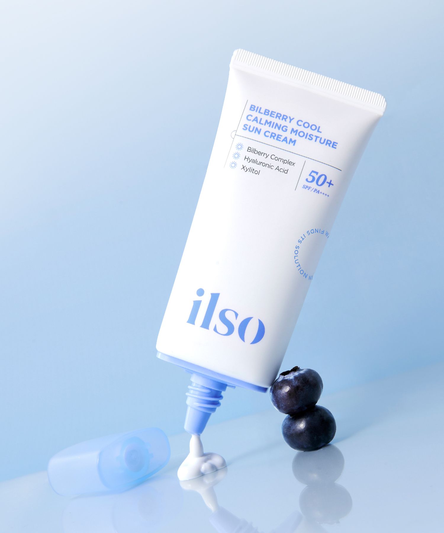 MUSINSA公式 | ILSO Bilberry Cool Calming Moisture Sunscreen 50ml x 2 + 1 ...