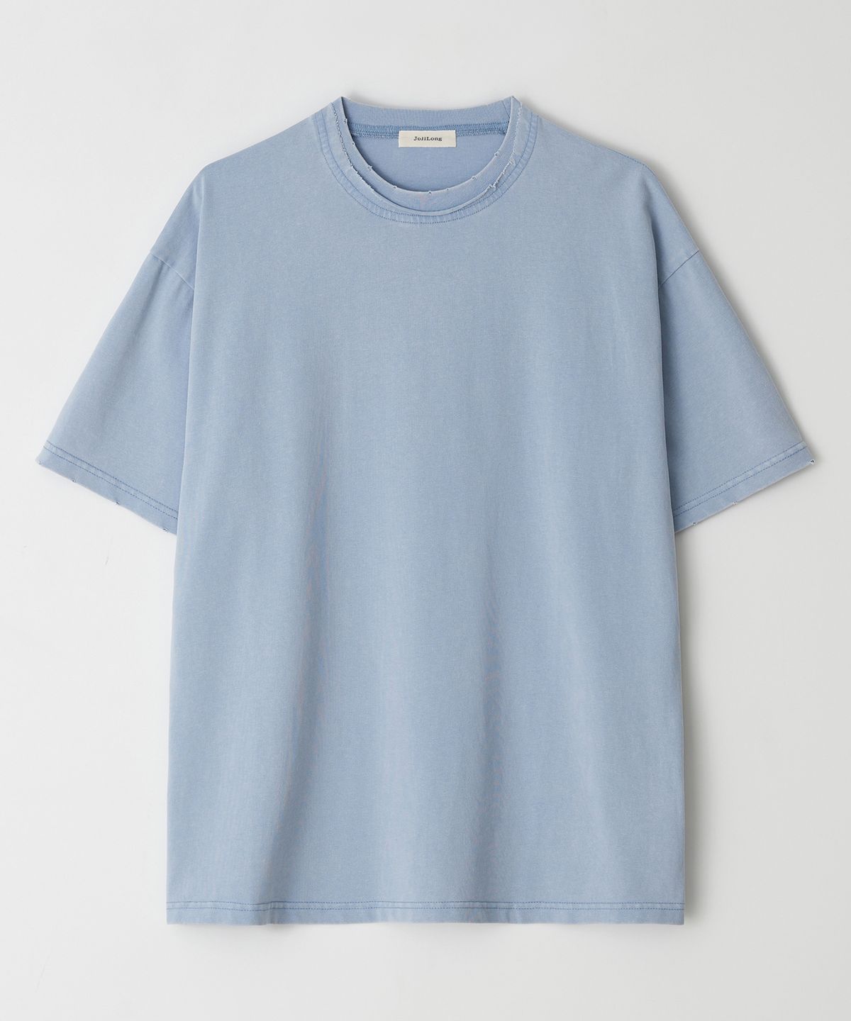 조질롱(JOJILONG) JN103 Distress Old T-Shirt - SKY BLUE - 사이즈 & 후기 | 무신사