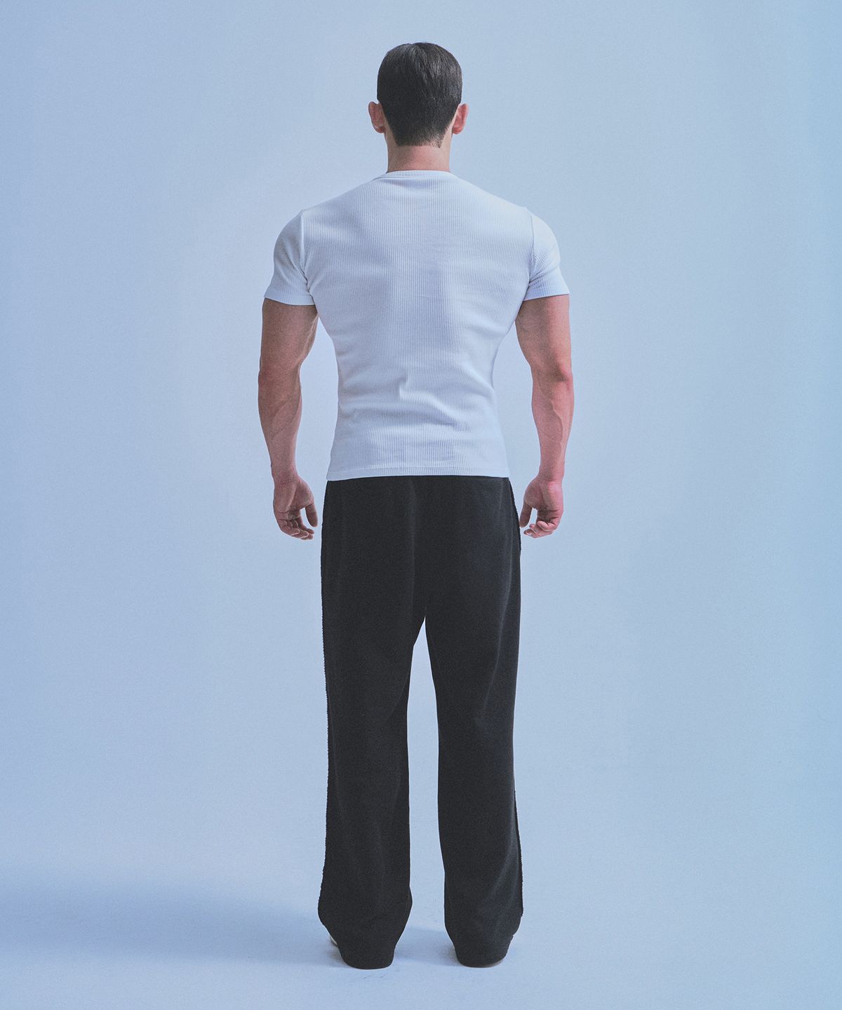 본투윈(BORN TO WIN) RIBBED B PENDANT MUSCLE FIT T-SHIRTS [WHITE] - 사이즈 ...