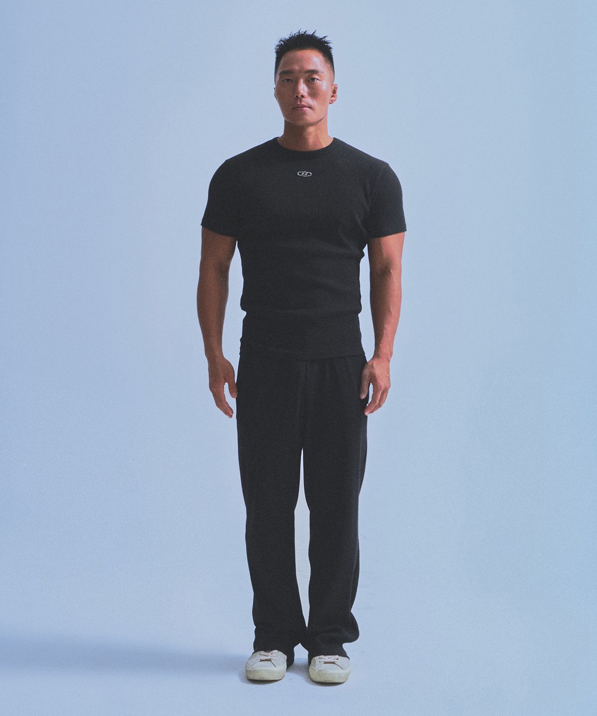 본투윈(BORN TO WIN) RIBBED B PENDANT MUSCLE FIT T-SHIRTS [BLACK] - 사이즈 ...