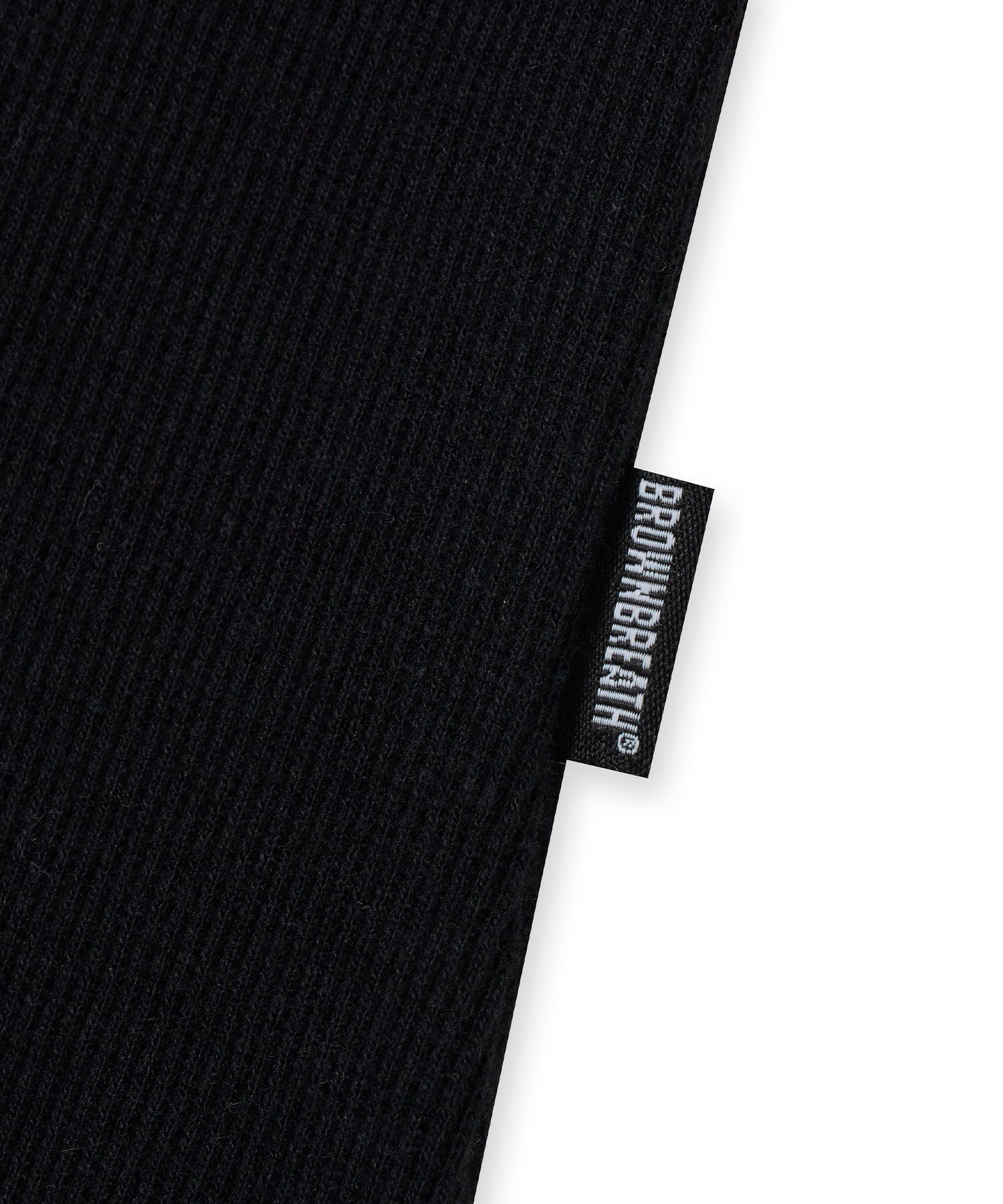 MUSINSA | BROWNBREATH W TAG FRICE SLEEVELESS - BLACK