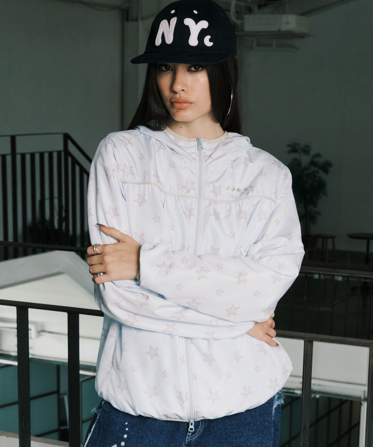 엔와이엑스엑스(NYXX) SHIRRING WINDBREAKER LIGHT BLUE - 사이즈 & 후기 | 무신사