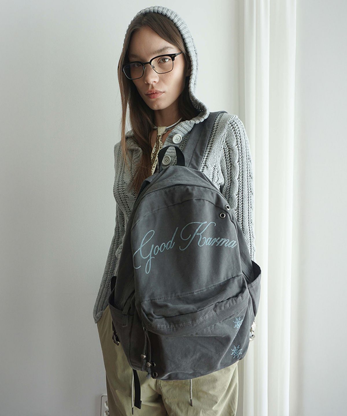 스컬프터(SCULPTOR) Karma Vintage Backpack Charcoal - 사이즈 & 후기 | 무신사