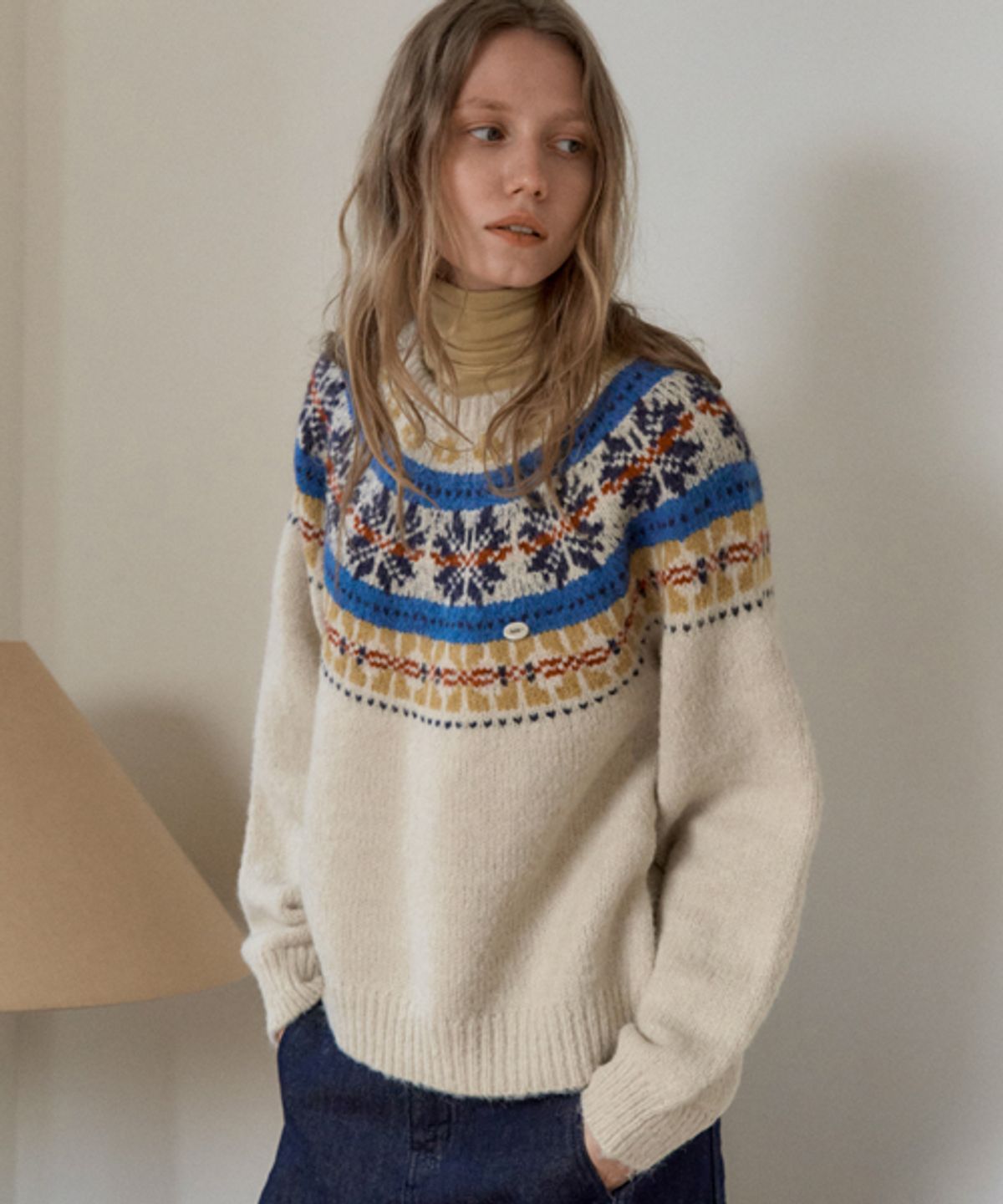 헤인트(HAINT) PEIKA NORDIC KNIT_IVORY - 사이즈 & 후기 | 무신사