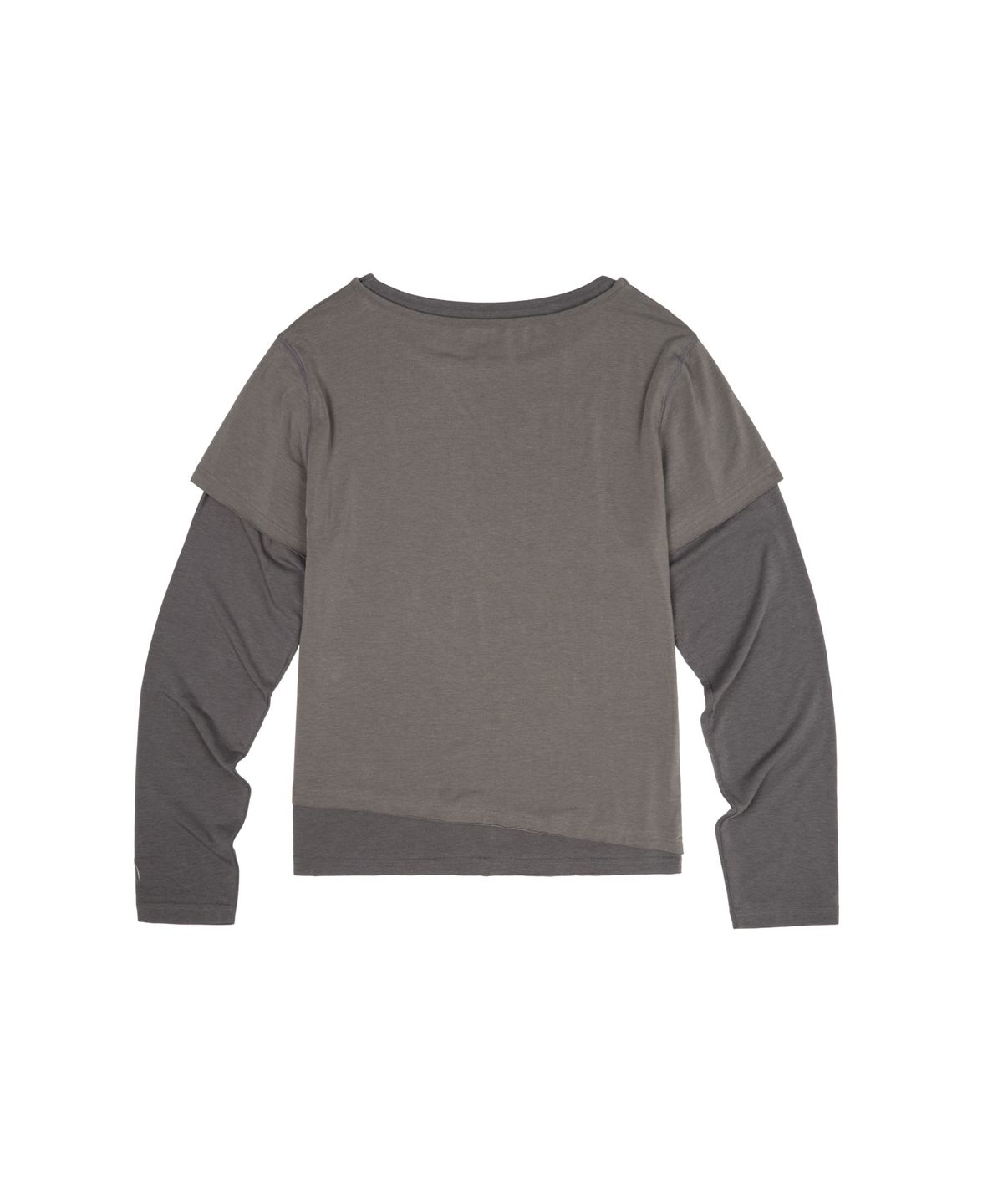 아캄(AAKAM) Contrast Layered Long Sleeve (Dark Gray) - 사이즈 & 후기 | 무신사